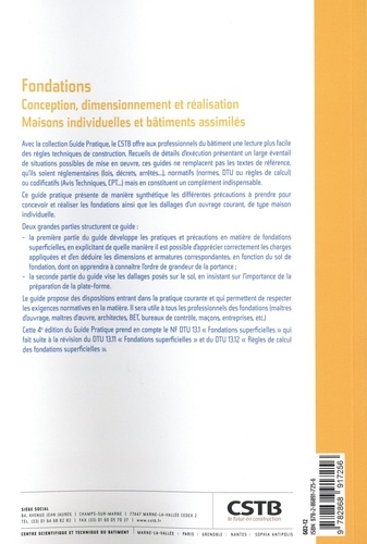 Fondations - Conception, dimensionnement et... de Ménad Chenaf - Grand ...