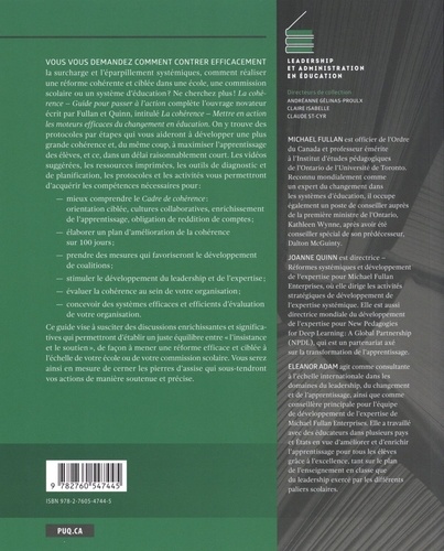 La cohérence - Guide pour passer à l'action de Michael Fullan - Grand ...