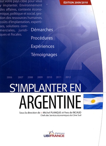 S'implanter en Argentine de Michel Planque - Livre - Decitre