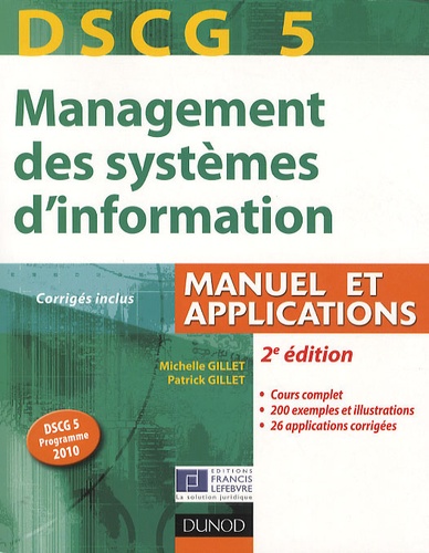 Management des systèmes d'information DSCG5 -... de Michelle Gillet ...