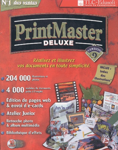 PrintMaster Deluxe. Version 9, CD-ROM de Collectif - Livre - Decitre