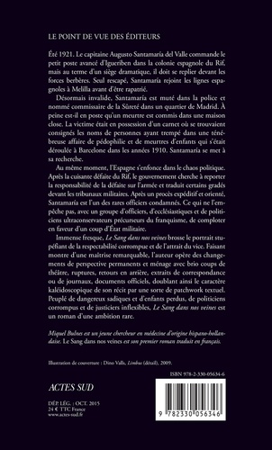 Le sang dans nos veines de Miquel Bulnes - Grand Format - Livre - Decitre