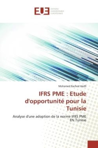IFRS PME : Etude d'opportunité pour la Tunisie -... de Mohamed rached ...