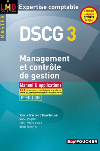 DSCG 3 Management et contrôle de gestion -... de Muriel Jougleux - Livre - Decitre
