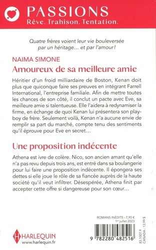 Amoureux de sa meilleure amie ; Une proposition... de Naima Simone - Poche - Livre - Decitre