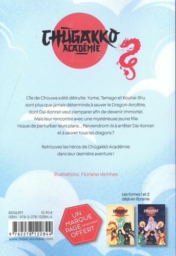 Chugakko Académie Tome 3. Le Dragon-hybride de Nancy Guilbert - Grand ...