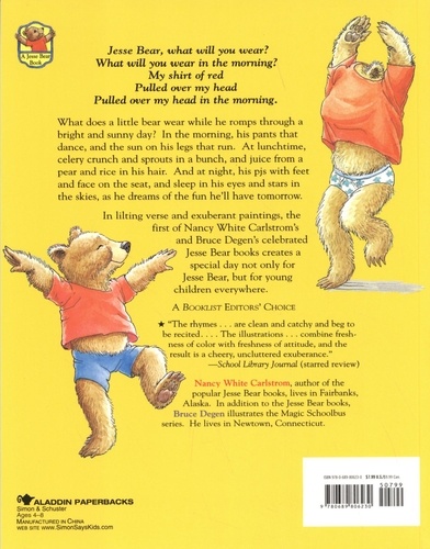 Jesse Bear, What Will You Wear? de Nancy White Carlstrom - Album ...