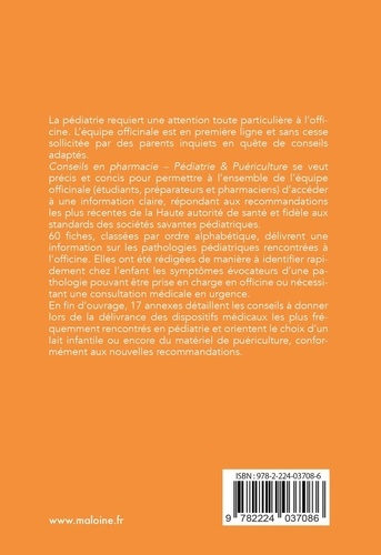 Conseils en pharmacie - Pédiatrie & puériculture de Nour Hamdan Sayah ...