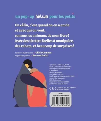 Un câlin ? de Olivia Cosneau - Album - Livre - Decitre