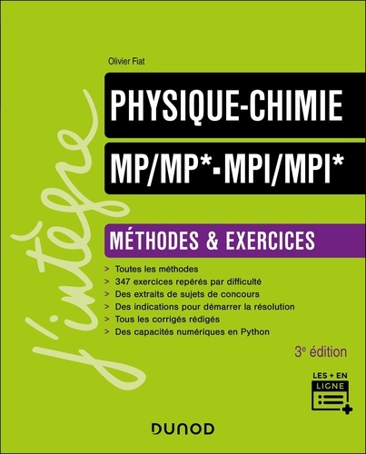 Physique-Chimie MP/MP*-MPI/MPI* - Méthodes et... - Olivier Fiat ...