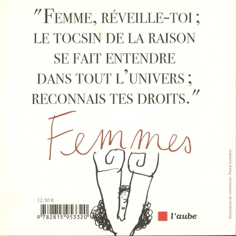 Déclaration des droits de la femme et de la... - Olympe de Gouges ...