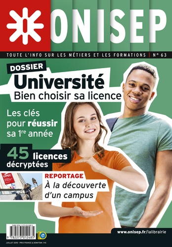 Université : bien choisir sa licence de ONISEP - Livre - Decitre