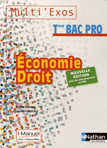 Economie Droit Tle Bac Pro Multi'exos de Pascal Besson - Livre - Decitre