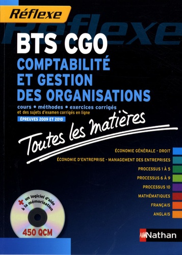 Toutes les matières BTS CGO Comptabilité et... de Pascal Besson - Livre ...
