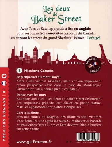 Les deux de Baker Street Tome 3. Missions Canada de Pascal Brissy ...