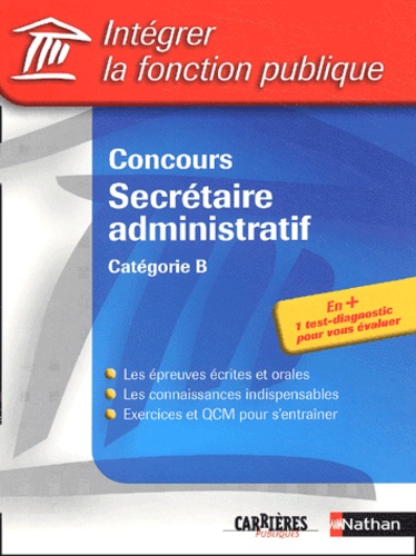 Concours secrétaire administratif Catégorie B de Pascal Tuccinardi - Livre - Occasion - Decitre