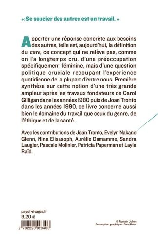 Qu'est-ce que le care ? - Souci des autres,... de Pascale Molinier ...