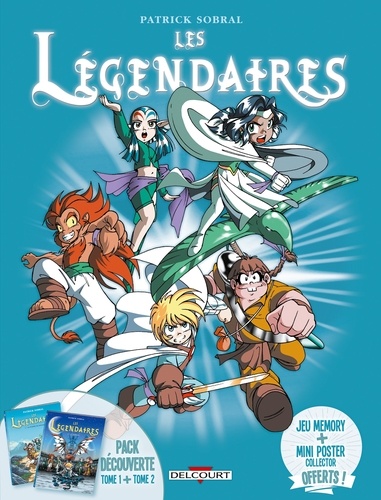 Les Légendaires . 2 volumes - Tome 1, La pierre... de Patrick Sobral ...