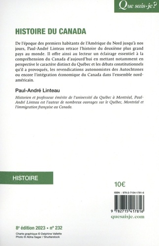 Histoire du Canada de Paul-André Linteau - Poche - Livre - Decitre