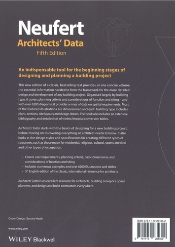 Architect’s Data de Peter Neufert - Grand Format - Livre - Decitre