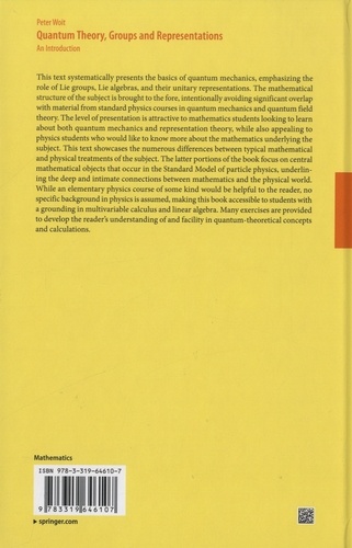 Quantum Theory, Groups and Representations - An... de Peter Woit ... Quantum Theory, Groups and Representations - An... de Peter Woit ...