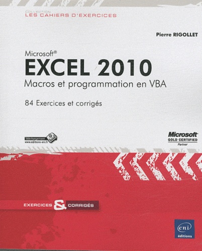Excel 2010 - Macros et programmation en VBA de Pierre Rigollet - Livre - Decitre
