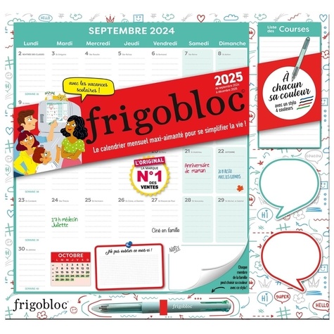 Frigobloc mensuel A chacun sa couleur - Avec un... de Play Bac - Livre ...