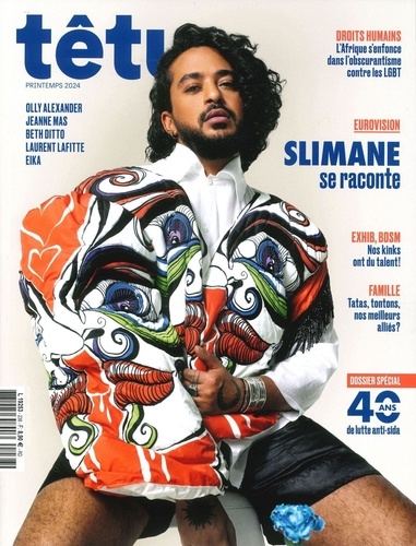 Têtu N° 238, printemps 2024. Slimane se raconte de Têtu - Grand Format - Livre - Decitre