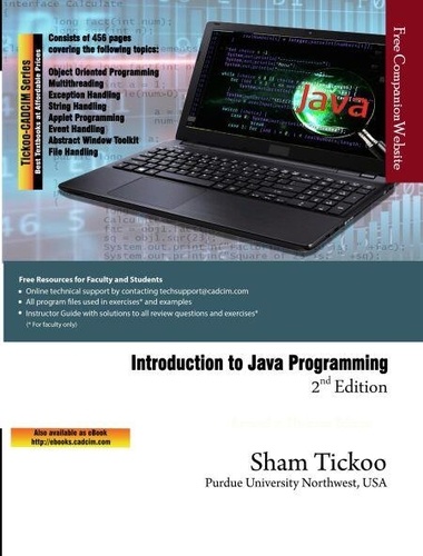Introduction to Java Programming, 2nd Edition de Prof Sham Tickoo - ePub - Ebooks - Decitre