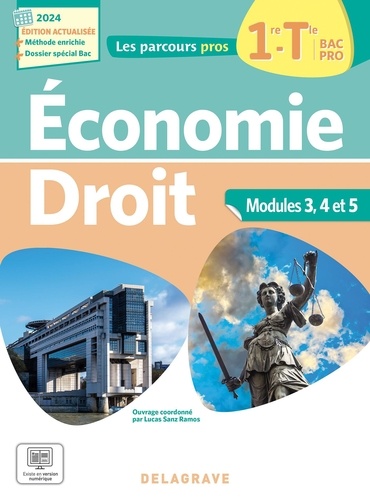 Economie Droit 1re-Tle Bac Pro - Modules 3, 4 et 5 de Ramos lucas Sanz - Grand Format - Livre ...