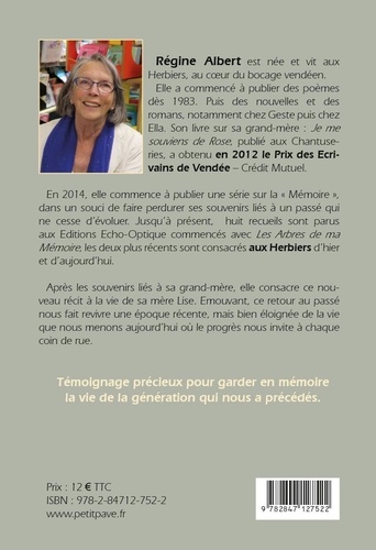 Je me souviens de Lise de Régine Albert - Grand Format - Livre - Decitre