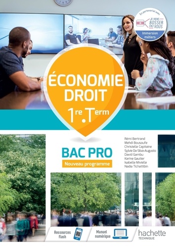 Economie Droit 1re Tle Bac Pro de Rémi Bertrand - Grand Format - Livre - Decitre