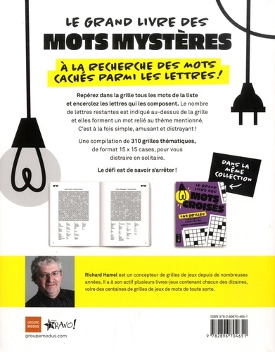 Le grand livre des mots mystères - 310 grilles... de Richard Hamel ...