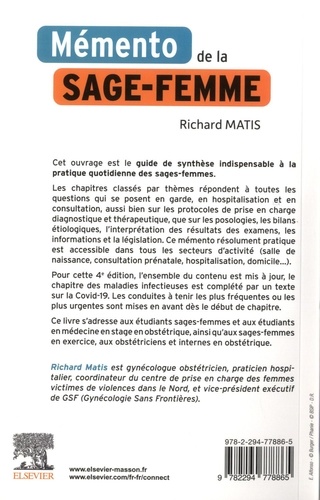 Mémento de la sage-femme de Richard Matis - Grand Format - Livre - Decitre