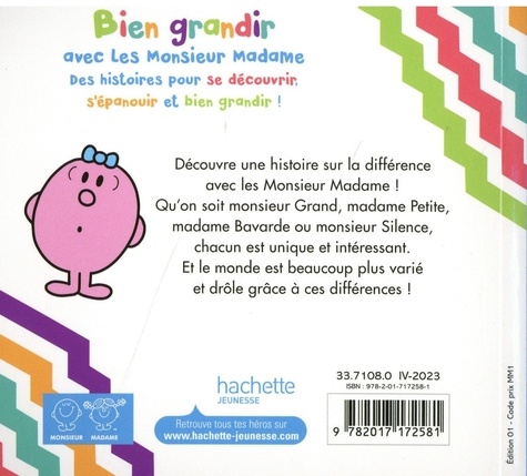 Les Monsieur Madame - Tous différents de Roger Hargreaves - Album ...