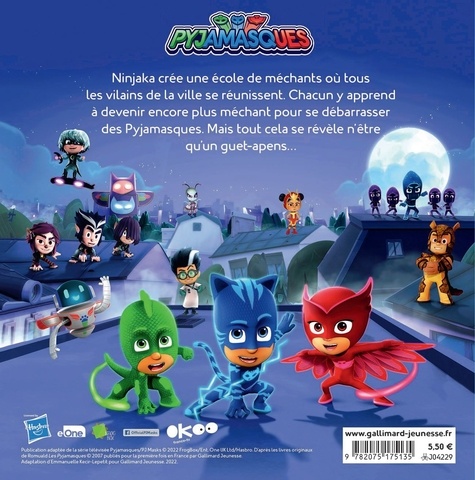 Les Pyjamasques (série TV) Tome 35. L'école des... - Romuald - Livres ...