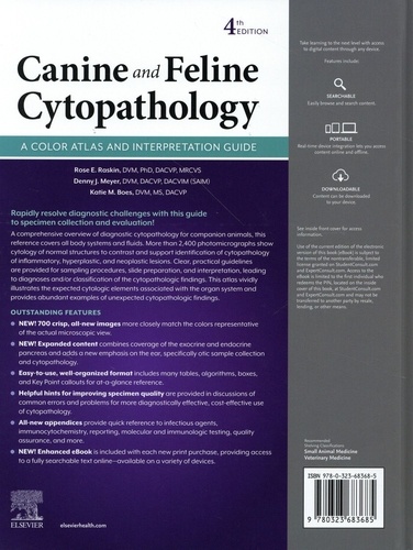 Canine and Feline Cytopathology - A Color Atlas... de Rose E. Raskin ...