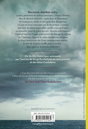 Si je dois te trahir - Ruta Sepetys - Livres - Furet du Nord