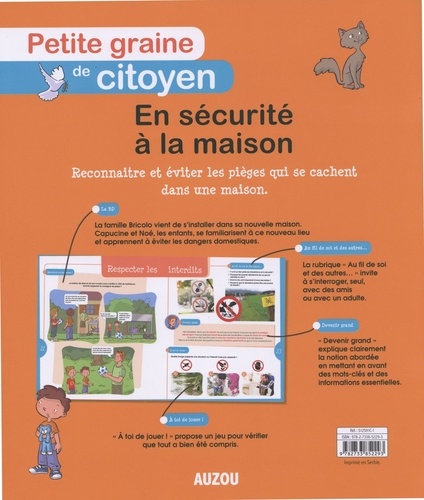 En sécurité à la maison de Sabine Elissée - Grand Format - Livre - Decitre