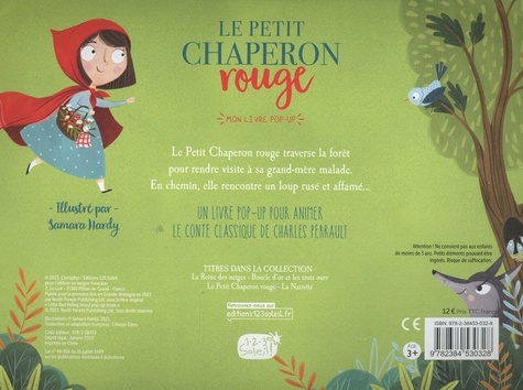 Le petit chaperon rouge de Samara Hardy - Album - Livre - Decitre