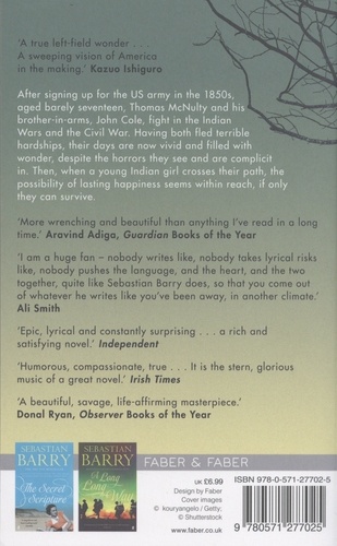 Days Without End de Sebastian Barry - Poche - Livre - Decitre