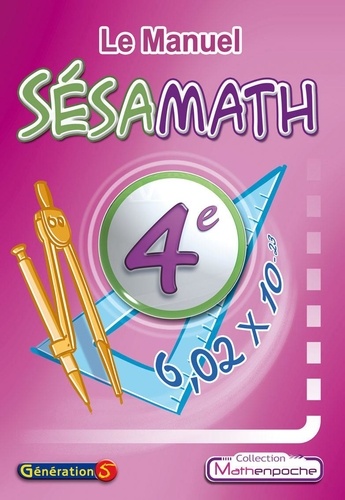 Le Manuel Sésamath 4e de Sésamath - Livre - Decitre