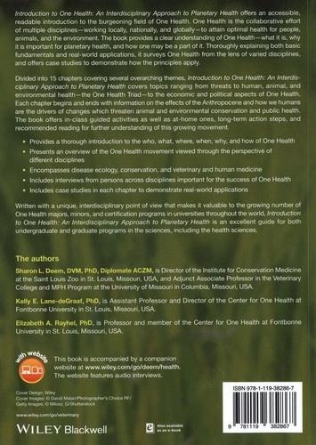 Introduction to One Health - An Interdisciplinary... de Sharon L. Deem ...
