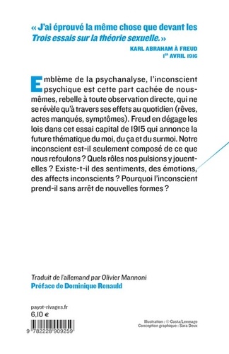 L'inconscient de Sigmund Freud - Poche - Livre - Decitre