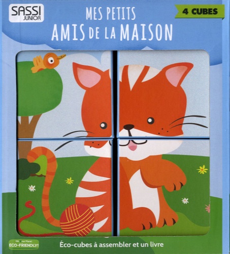 Mes petits amis de la maison - 4 cubes et un livre de Simon Miller ...