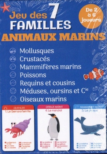 Jeu des 7 familles animaux marins de Grenouille éditions - Livre - Decitre