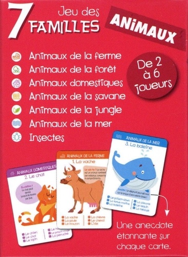 Jeu des 7 familles Animaux de Grenouille éditions - Livre - Decitre