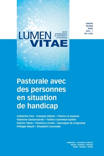Lumen Vitae N° 80, janvier-février-mars 2025/1.... - Roland Lacroix ...