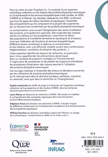 Impacts des produits phytopharmaceutiques sur la... - Sophie Leenhardt ...