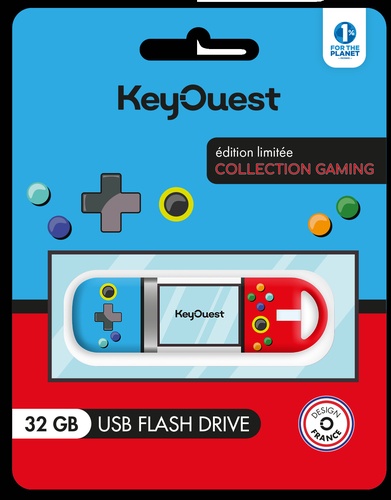 Clé USB 32 Go Gaming Switch Keyouest, SRDI - Papeterie - Furet du Nord